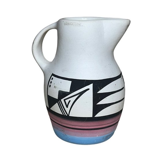 Handmade | Dining | Vintage Ute Mtn Pottery Jug Pitcher Signed I Wing ...